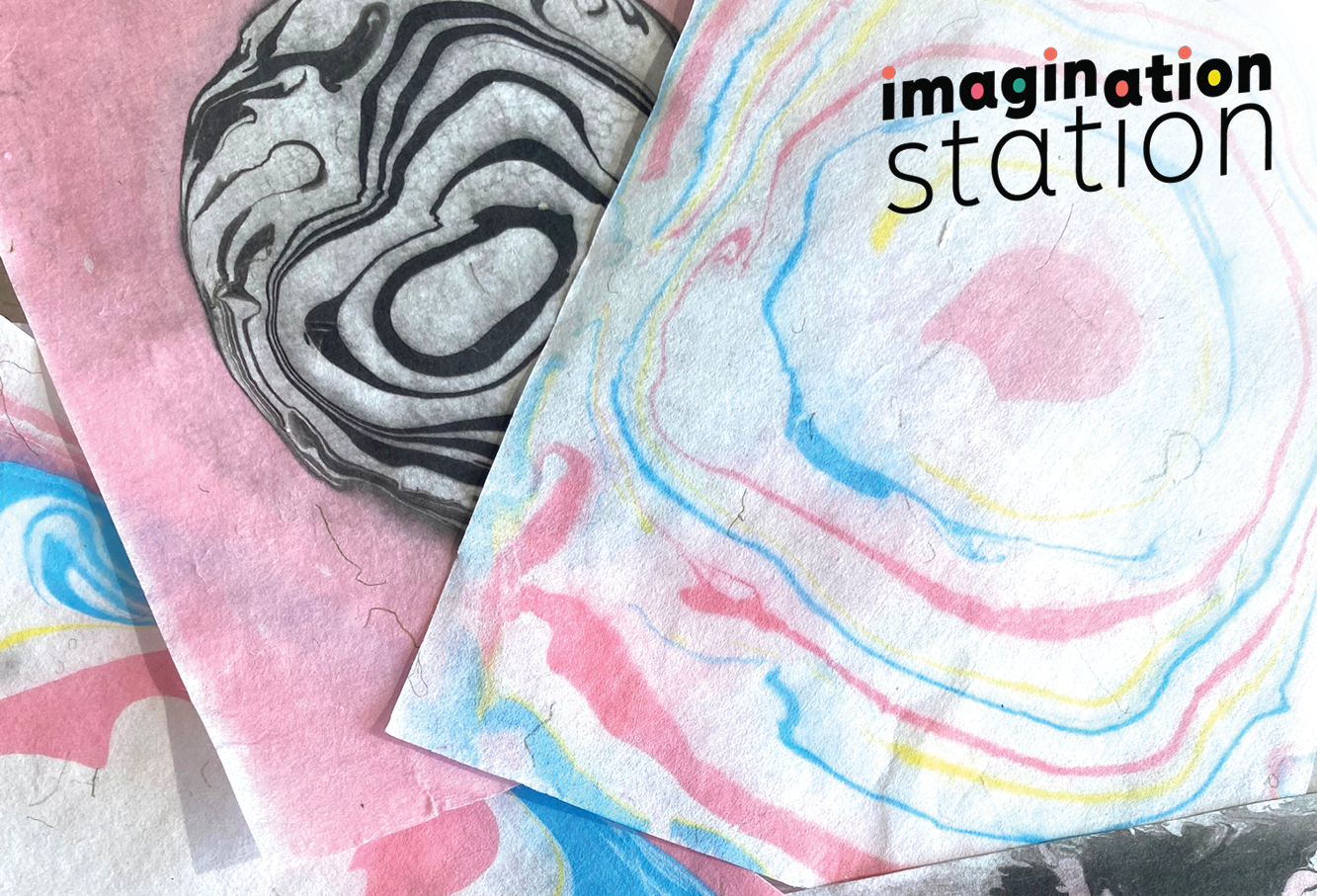 Imagination Station: Suminagashi “floating ink” prints | Museum London